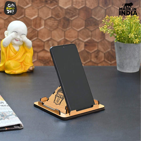 Buy Wooden Mobile Stand Online - Gift Kya De